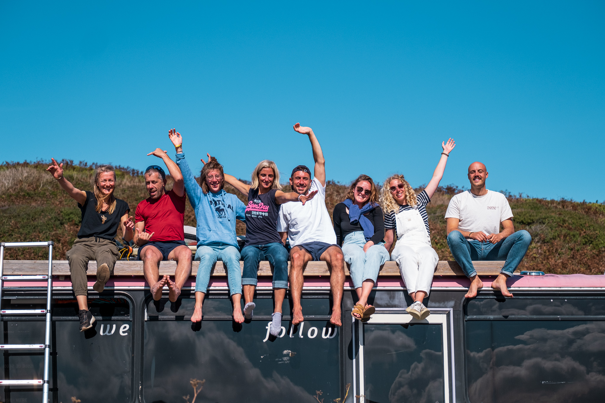 Surf trip en bus en Bretagne avec Chilowé